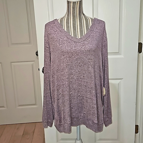 Misia Curvy | Tops | Misia Curvy Blouse Top Women Plus Size Size 2x Heather Texture | Poshmark